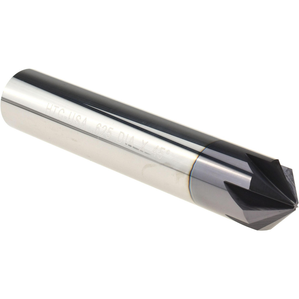 Harvey Tool - Chamfer Mill: 5/8" Dia, 5/8" Shank Dia, 90 deg, 6 Flute ...