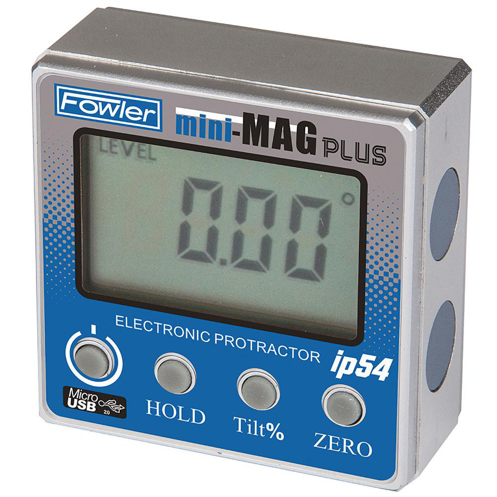 Fowler - Digital & Dial Protractors; Style: Protractor; Measuring Range ...