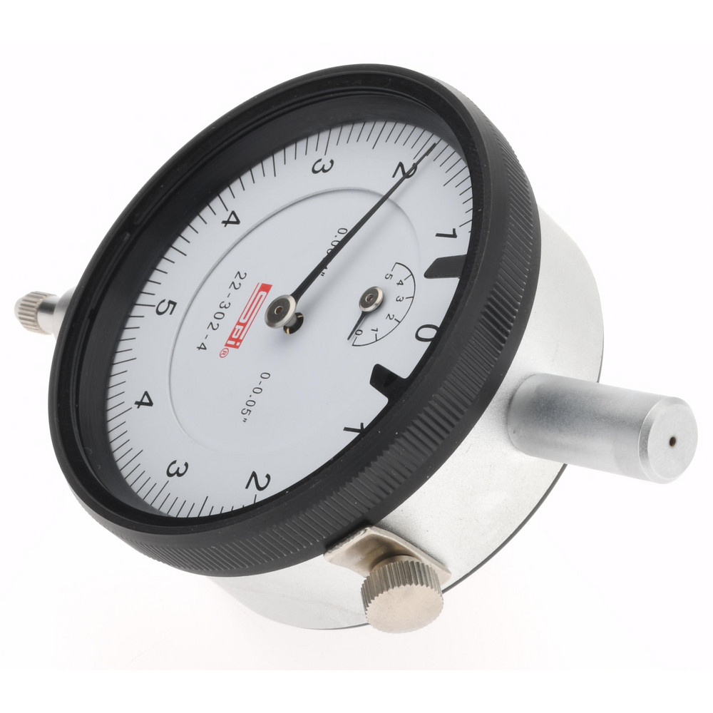 SPI - Dial Drop Indicator: 0.0500" Max Measurement, 0-5-0 Dial Reading ...