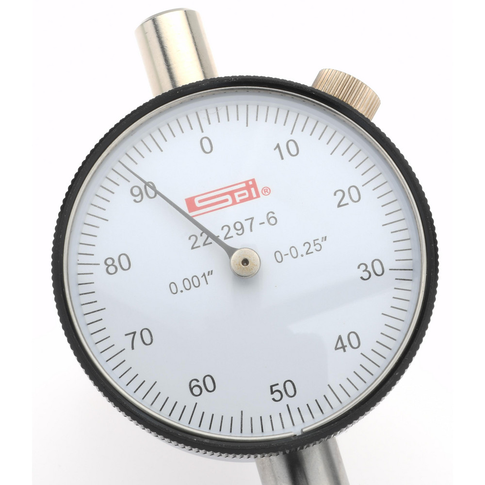 SPI - Dial Drop Indicator: 0.2500" Max Measurement, 0-100 Dial Reading, 0.001000" Accuracy | MSC ...