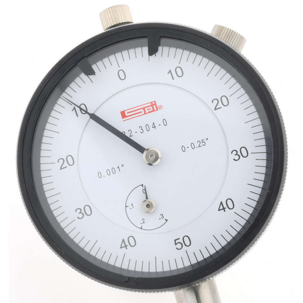SPI - Dial Drop Indicator: 0.2500" Max Measurement, 0-50-0 Dial Reading, 0.002000" Accuracy ...