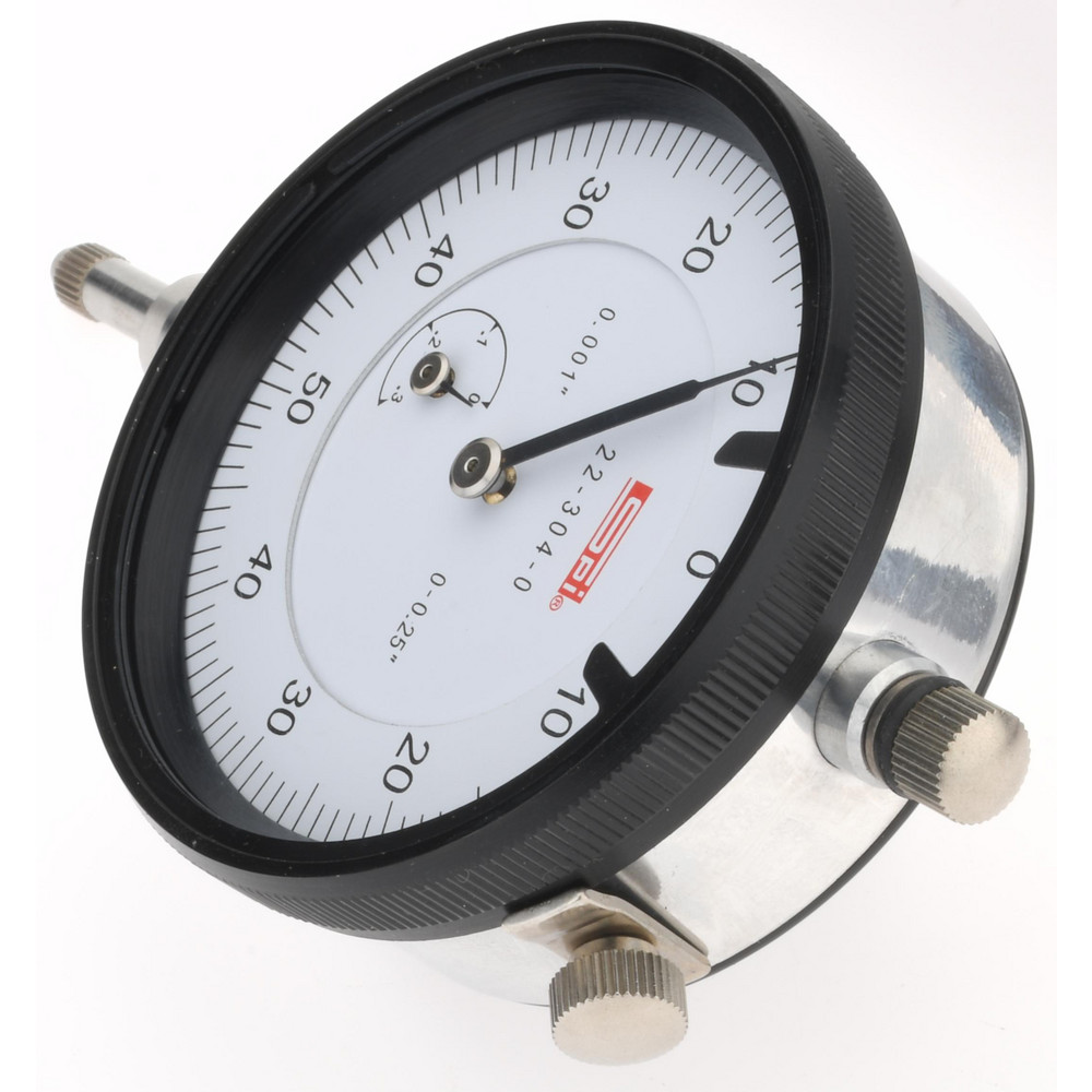 SPI - Dial Drop Indicator: 0.2500" Max Measurement, 0-50-0 Dial Reading ...