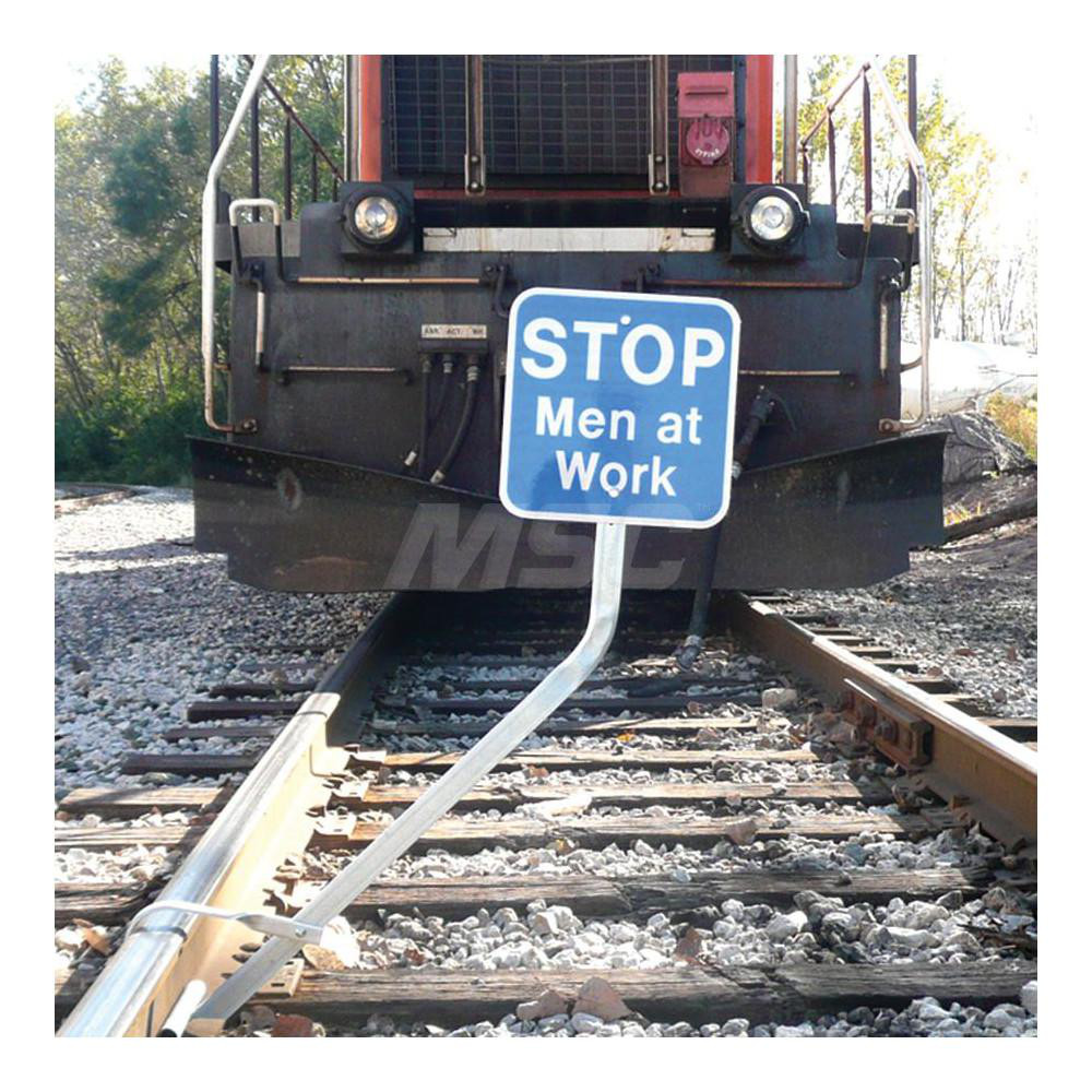 Railhead Corporation - Warning & Safety Reminder Sign: Square, STOP Men ...