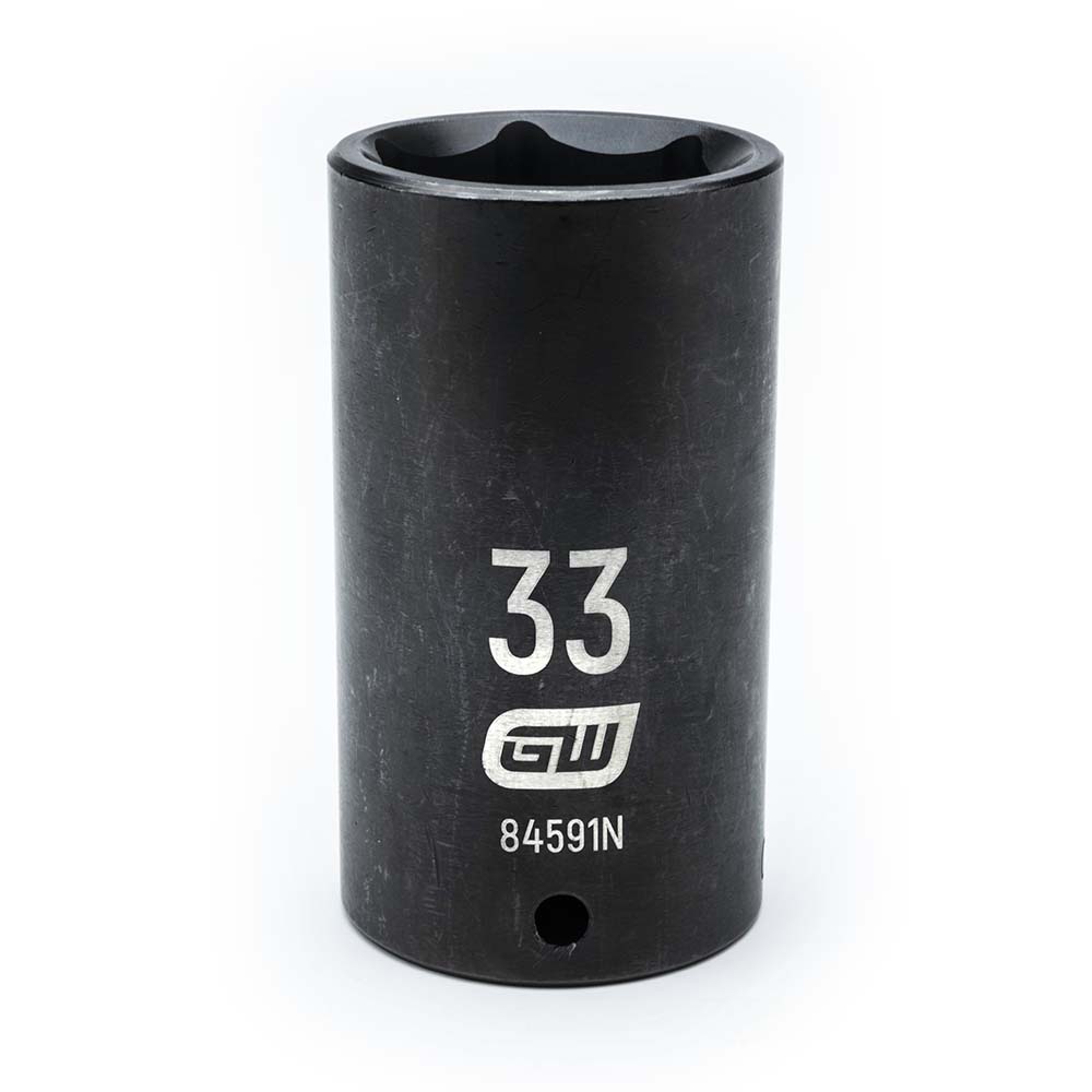 GEARWRENCH - Impact Socket: 1/2" Drive, 33 mm Socket, Hex Drive | MSC ...