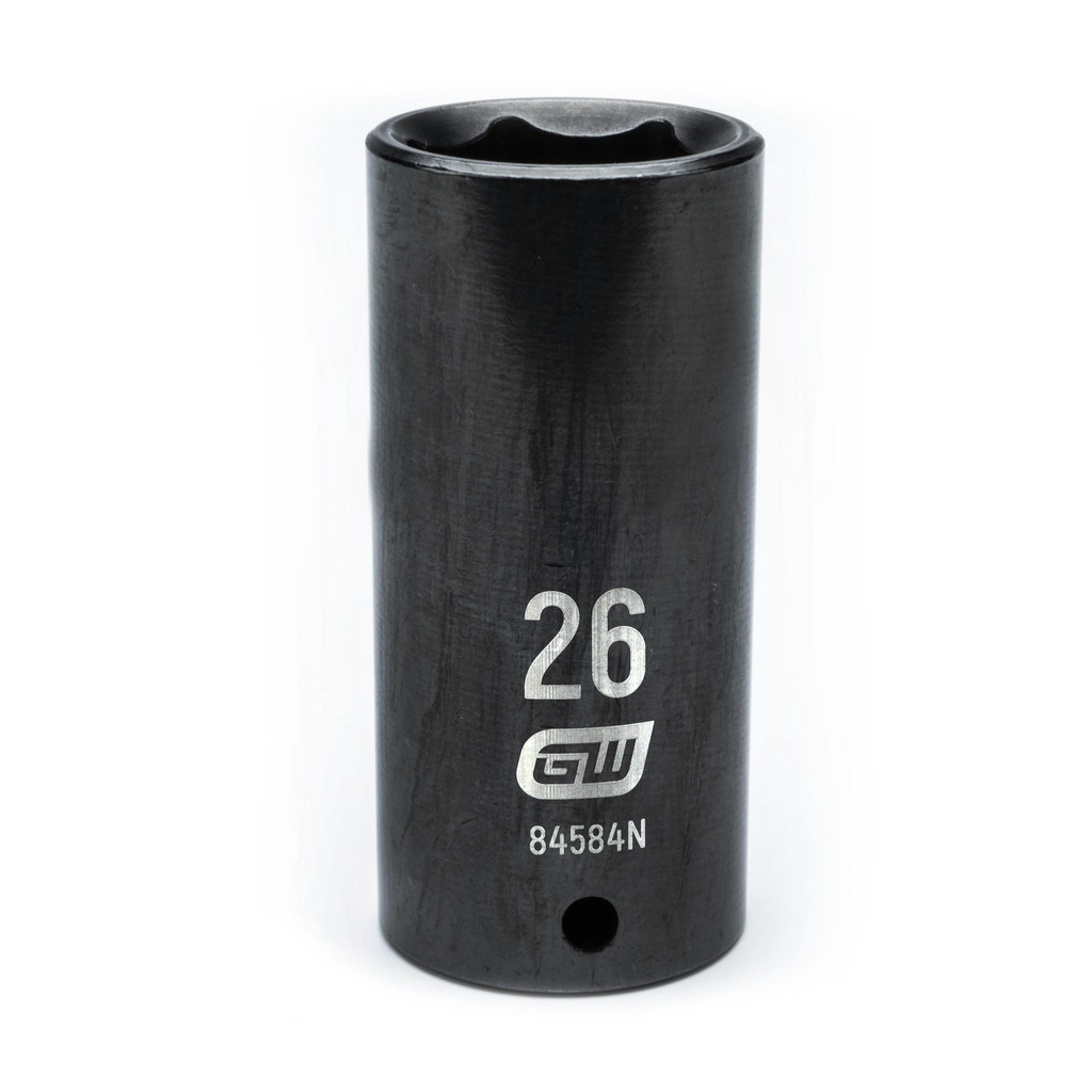 GEARWRENCH - Impact Socket: 1/2" Drive, 26 mm Socket, Hex Drive | MSC ...
