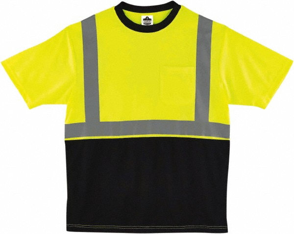 Ergodyne - Work Shirt: High-Visibility, T-Shirt, 5X-Large, Polyester ...