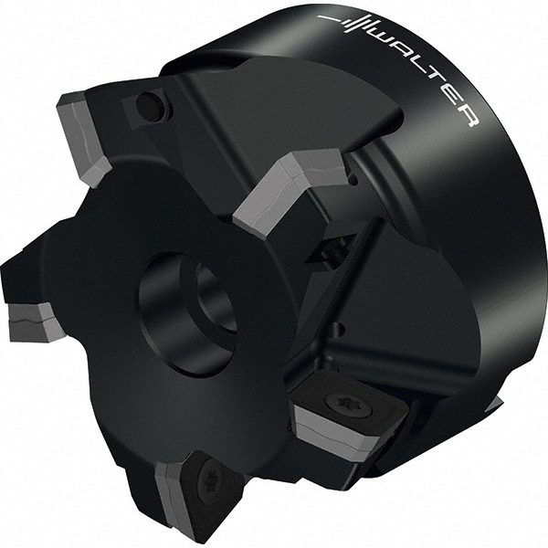 Walter - Indexable High-Feed Face Mill: 40.2 to 63 mm Cut Dia, 22 mm ...