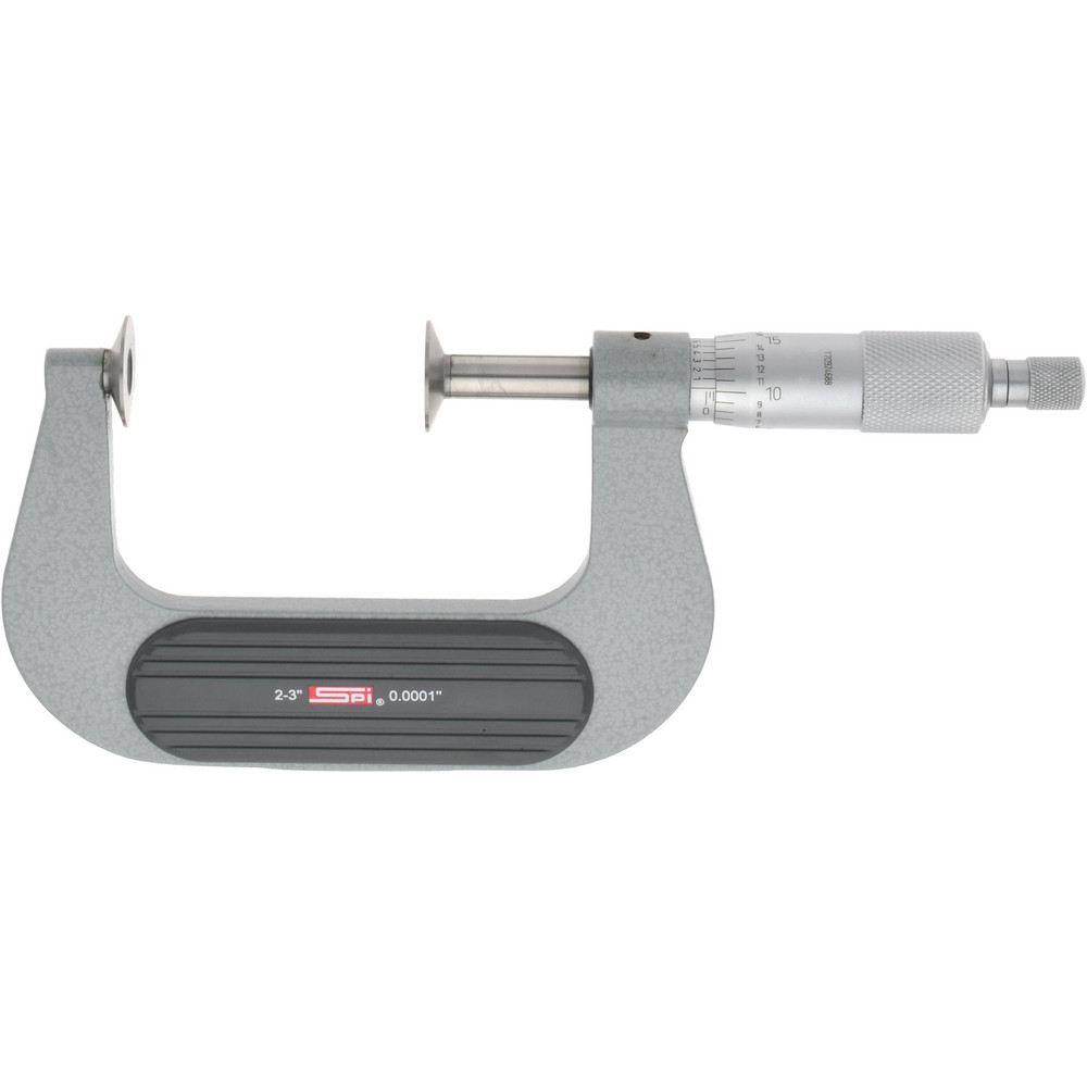 SPI - 2 to 3", Ratchet Stop Thimble, Mechanical Disc Micrometer | MSC ...