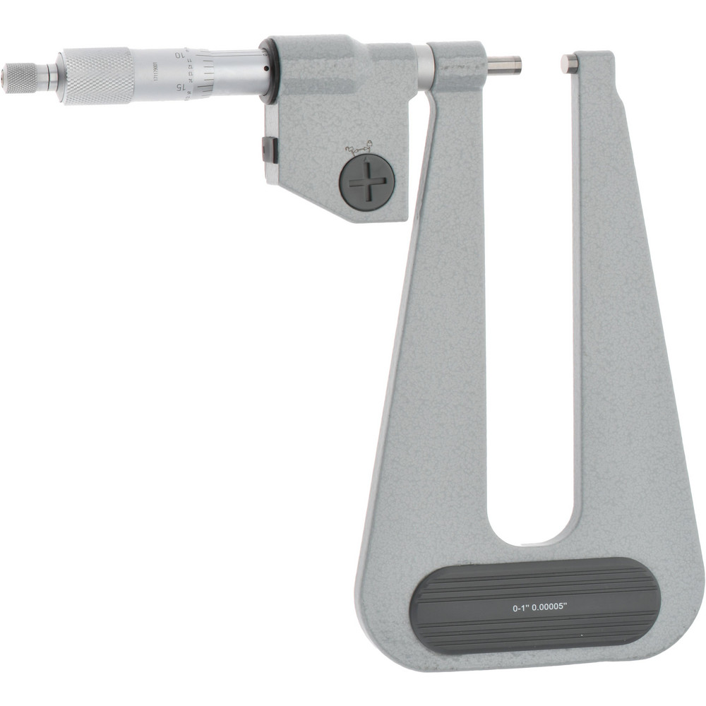 SPI - Electronic Outside Micrometer: 1" Max, Solid Carbide Face, IP65 ...