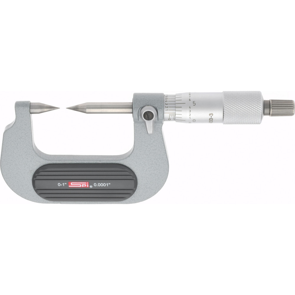 SPI - 1 Inch, Ratchet Stop, Mechanical Point Micrometer | MSC Direct