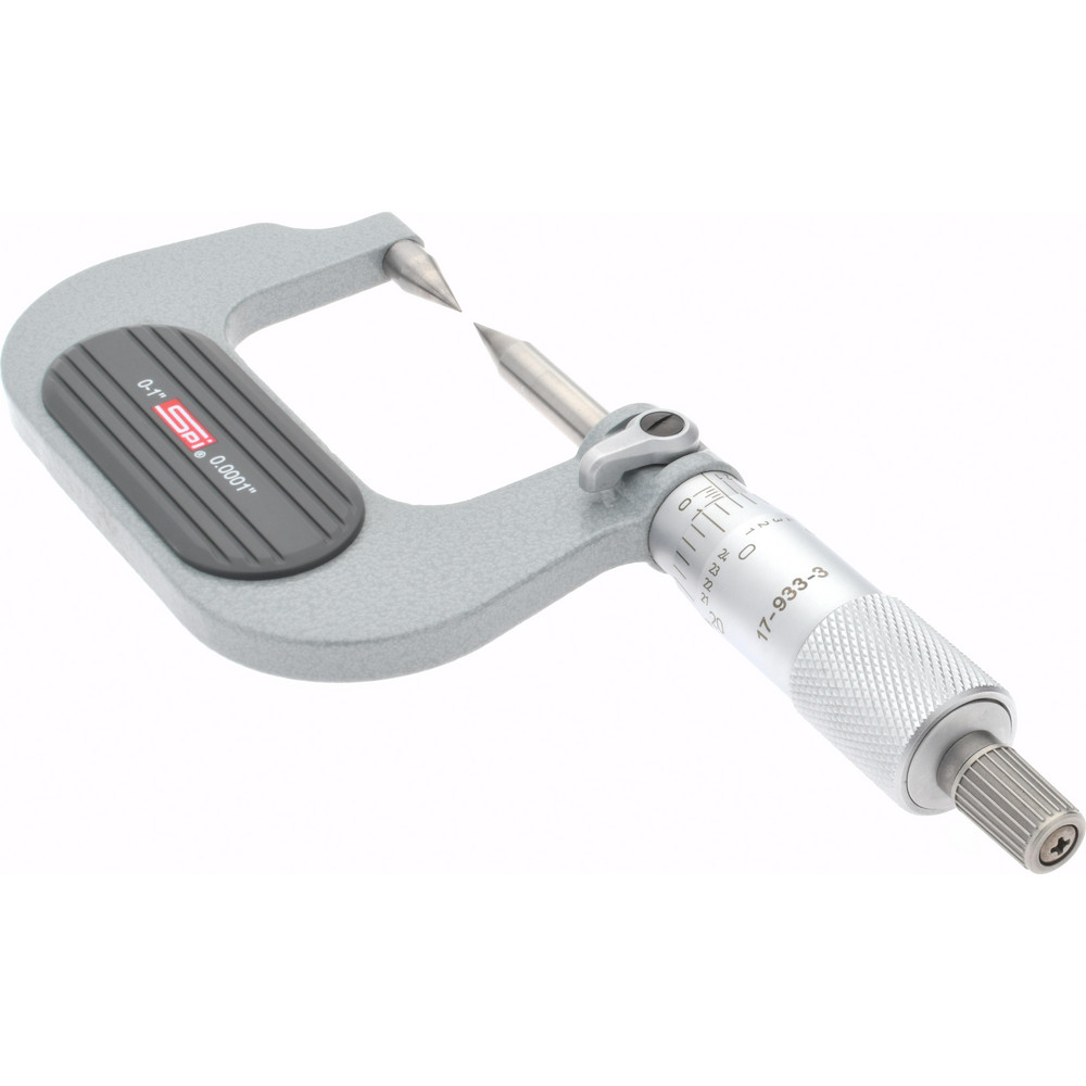 SPI - 1 Inch, Ratchet Stop, Mechanical Point Micrometer | MSC Direct