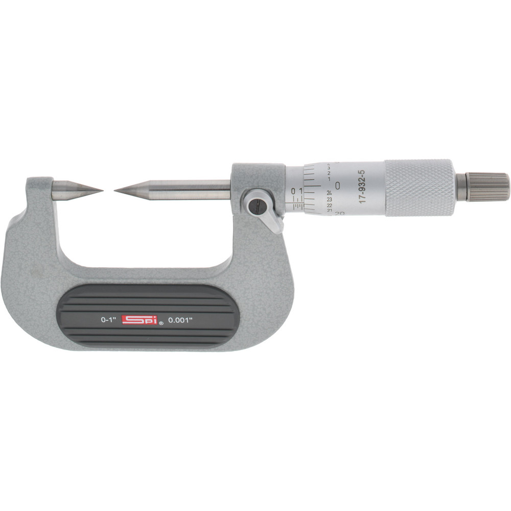 SPI - 1 Inch, Ratchet Stop, Mechanical Point Micrometer | MSC Direct