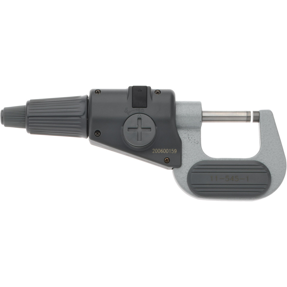 SPI - Electronic Outside Micrometer: 1" Max, Carbide-Tipped Face, IP54 ...
