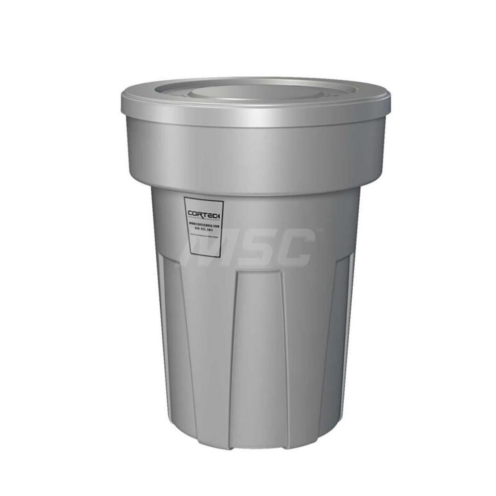 Cortech USA - Trash Can: 55 gal, Round, Gray | MSC Direct