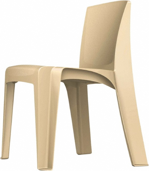 Cortech USA - Polyethylene Buff Stacking Chair | MSC Direct
