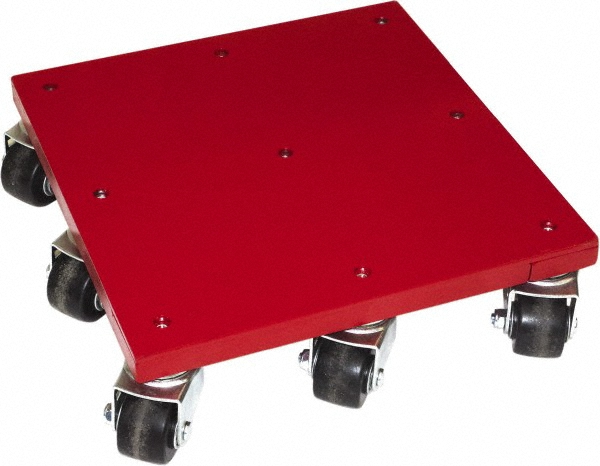 Merrick Machine - Dolly: Steel Top, 5,000 lb Capacity, 5 Heavy Duty ...