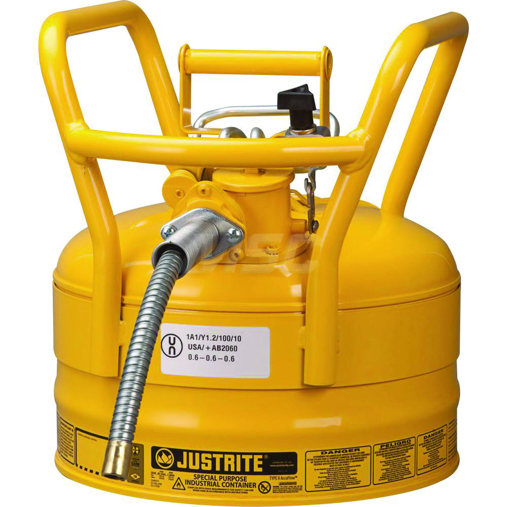 Justrite® - Safety Can: 2.5 gal, Steel | MSC Direct