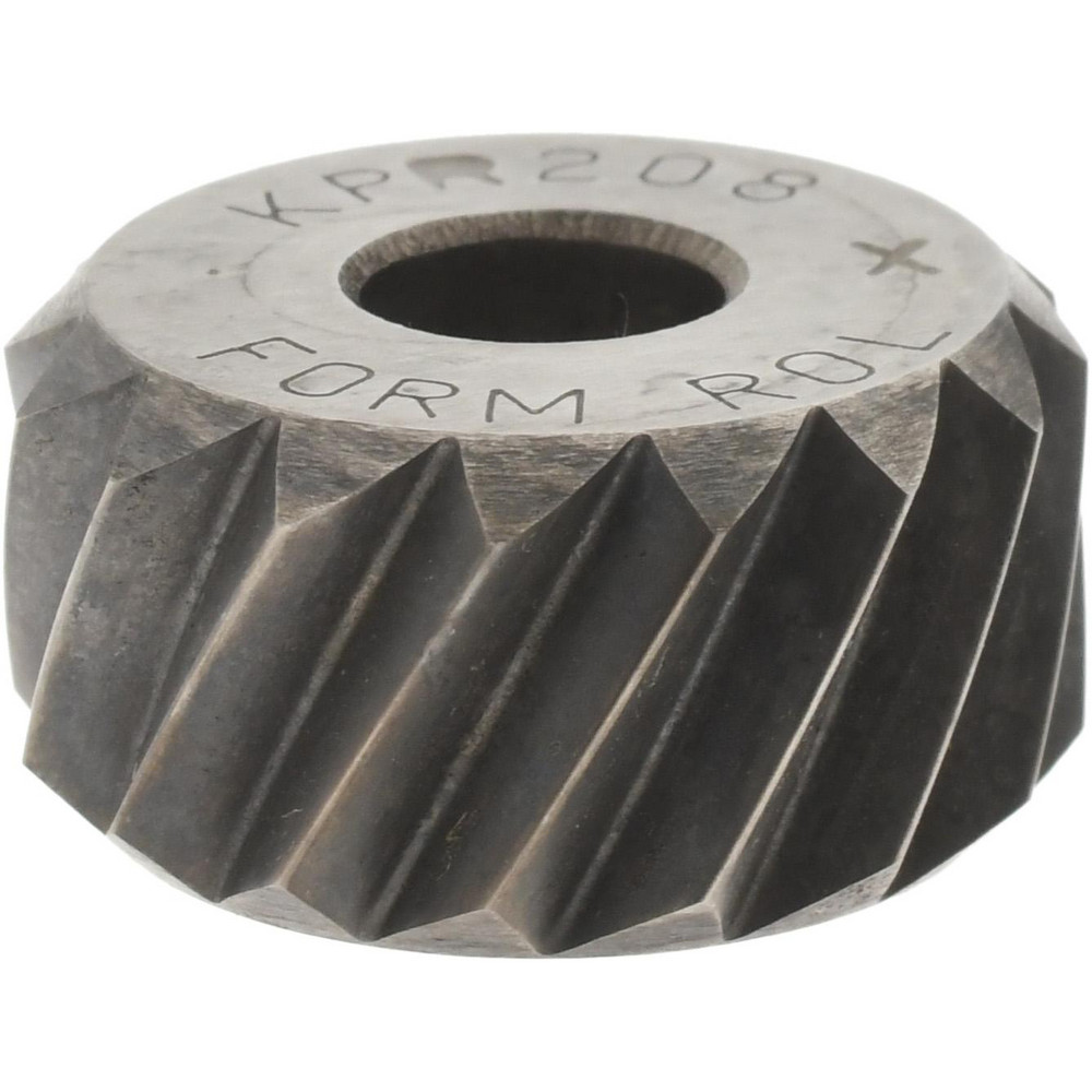 Made in USA - Beveled Face Knurl Wheel: 3/4" Dia, 90 ° Tooth Angle, 8 ...