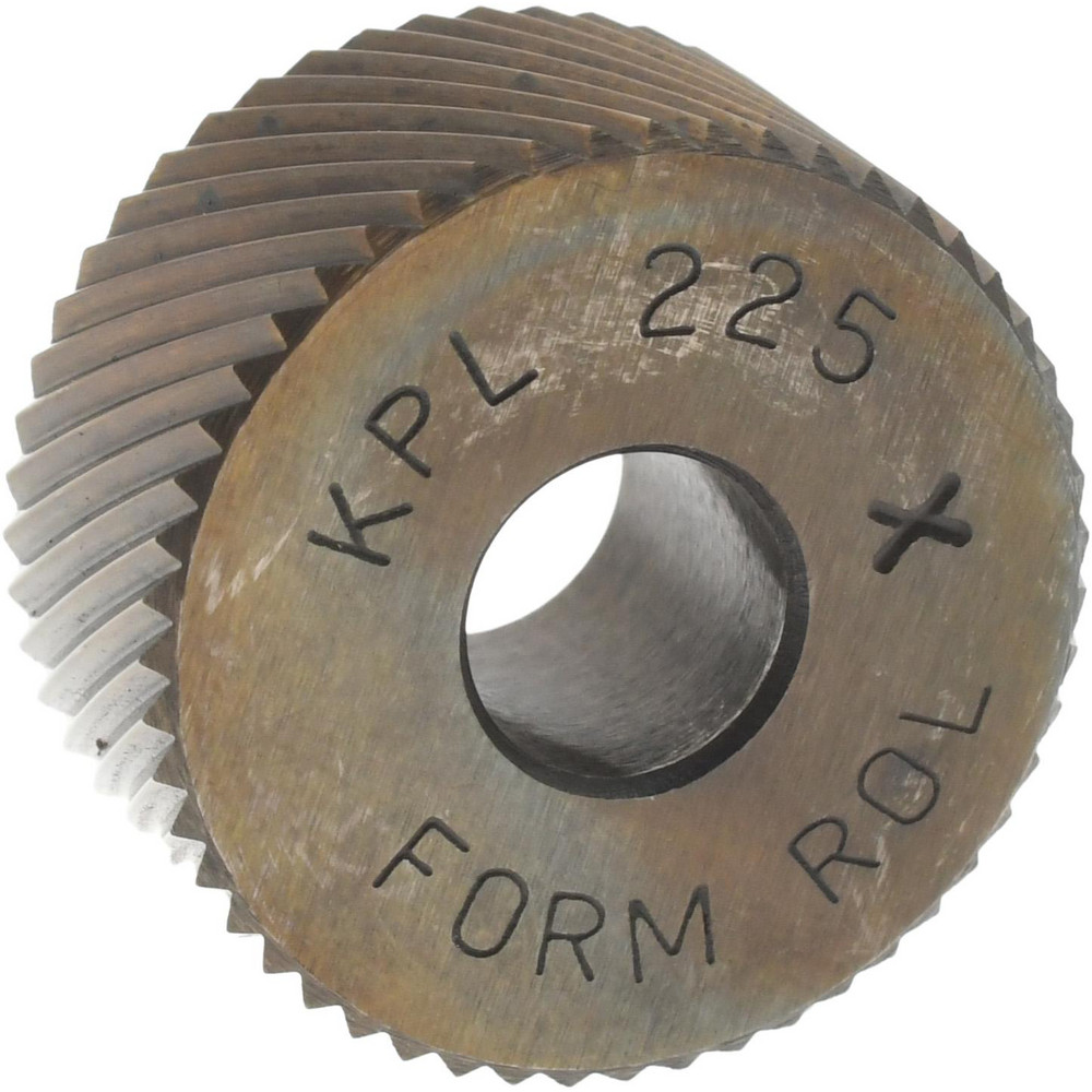 Made in USA - Beveled Face Knurl Wheel: 3/4" Dia, 90 ° Tooth Angle, 25 ...