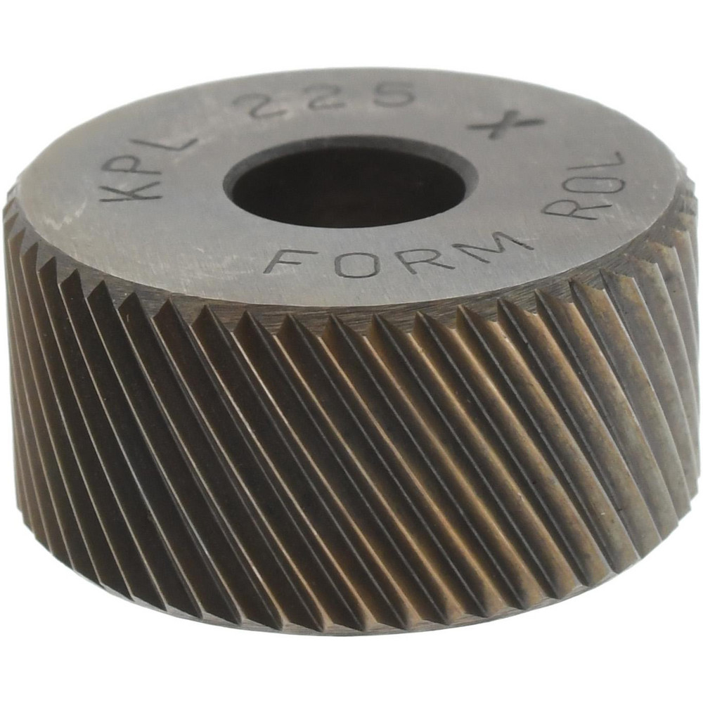Made in USA - Beveled Face Knurl Wheel: 3/4" Dia, 90 ° Tooth Angle, 25 ...