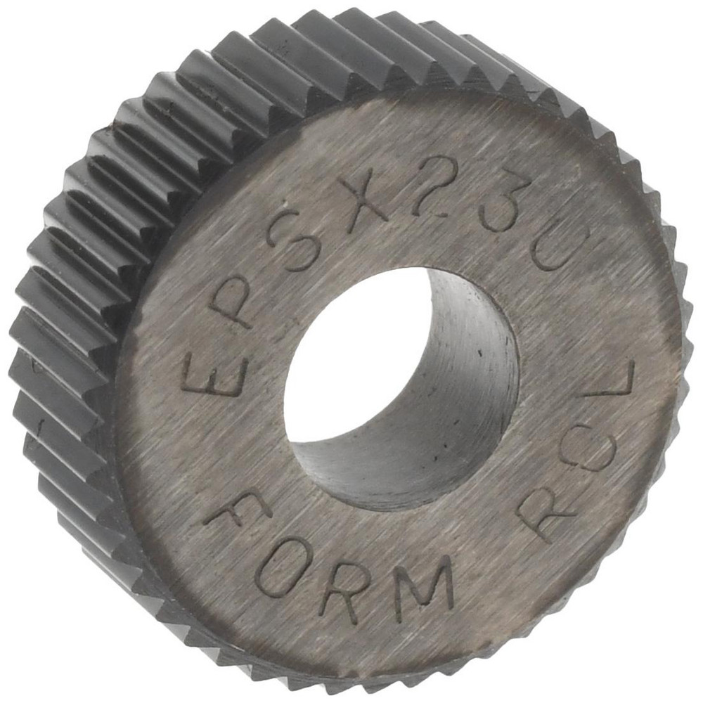 Made in USA - Beveled Face Knurl Wheel: 1/2" Dia, 90 ° Tooth Angle, 30 ...
