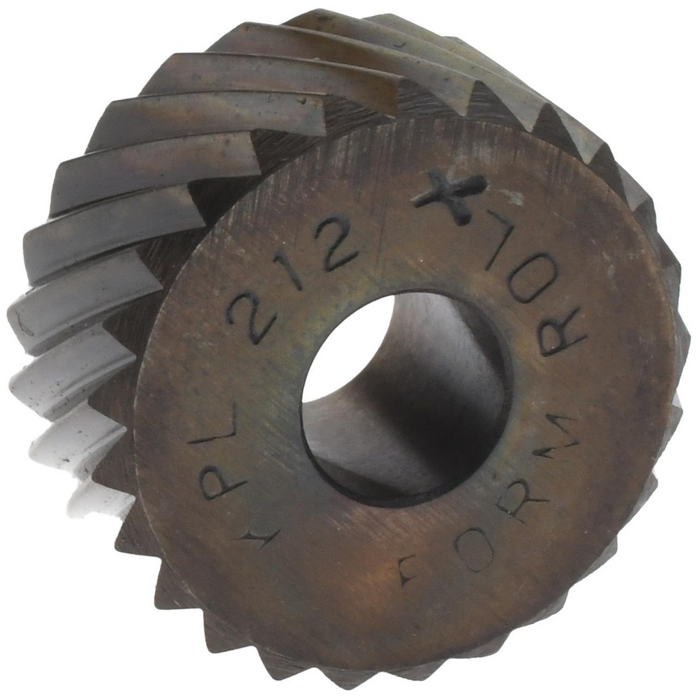 Made in USA - Beveled Face Knurl Wheel: 3/4" Dia, 90 ° Tooth Angle, 12 ...