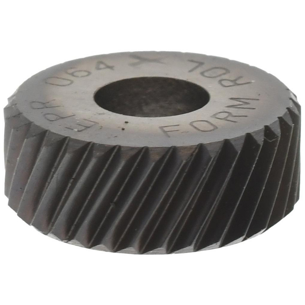 Made in USA - Beveled Face Knurl Wheel: 1/2" Dia, 90 ° Tooth Angle, 24 ...