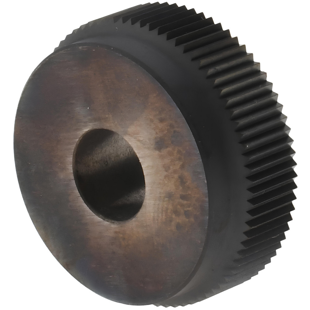 Made in USA - Beveled Face Knurl Wheel: 1" Dia, 90 ° Tooth Angle, 25 ...