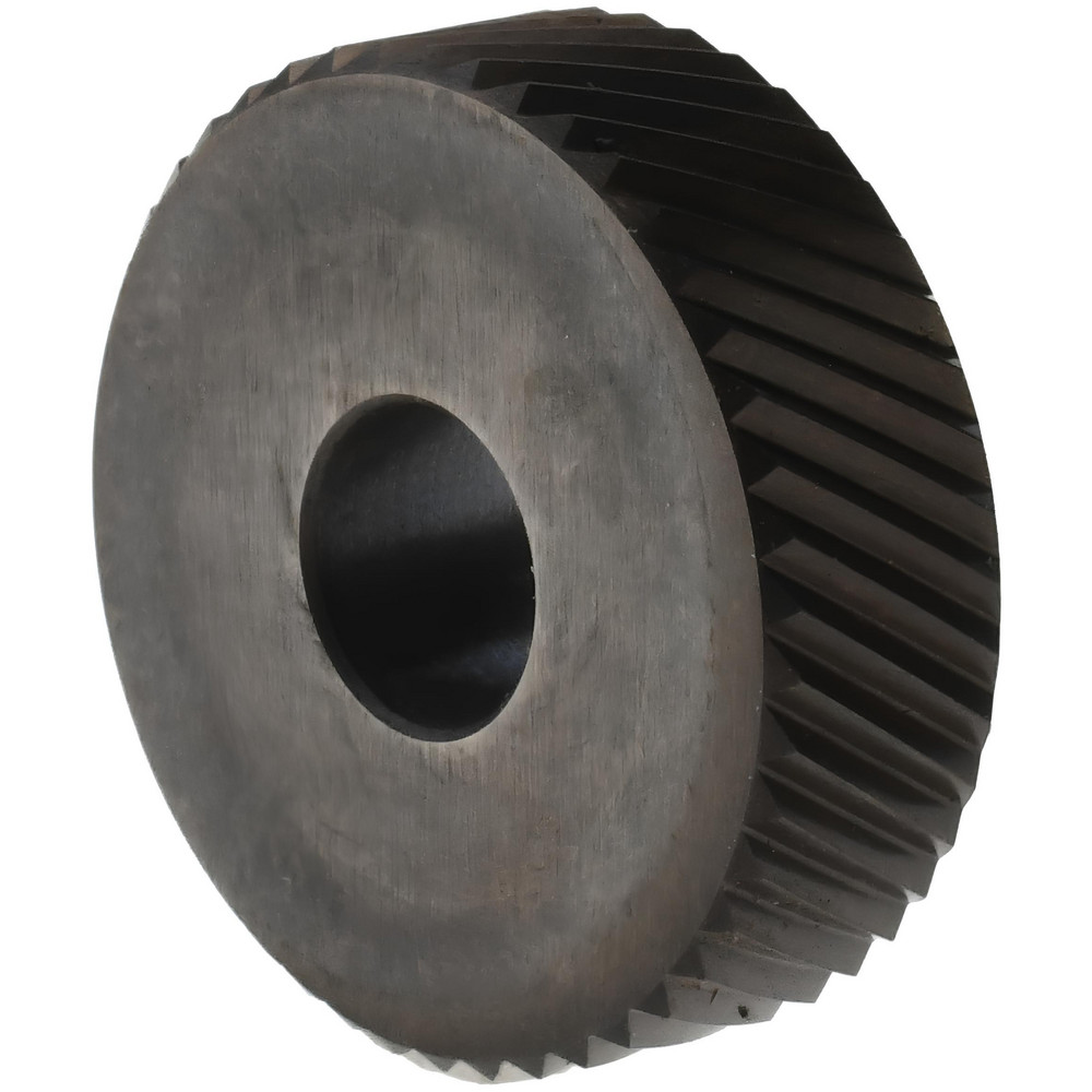 Made in USA - Beveled Face Knurl Wheel: 1" Dia, 90 ° Tooth Angle, 14 ...