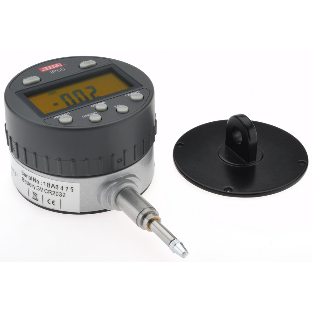 SPI - Digital Electronic Drop Indicator: 1/2" Max, 0.000800" Accuracy ...