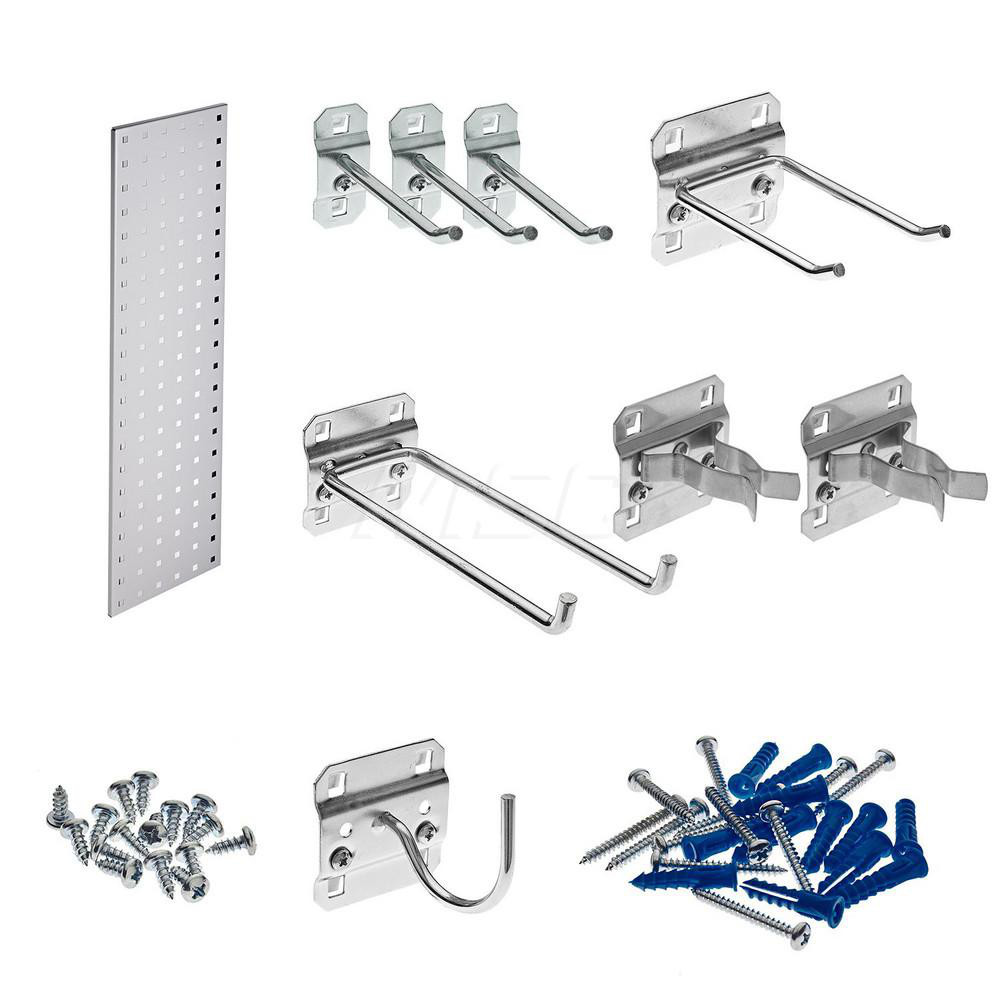 Triton - 9 x 31-1/2" Steel with Epoxy Coating Pegboard Strip - 38365524 ...
