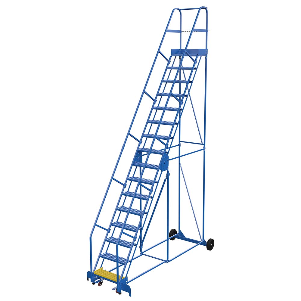 Vestil - Steel Rolling Ladder: Type Type IA, 160" Platform, 350 lb ...