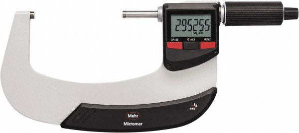 Mahr - Electronic Outside Micrometer: 3 to 4", IP65 | MSC Direct