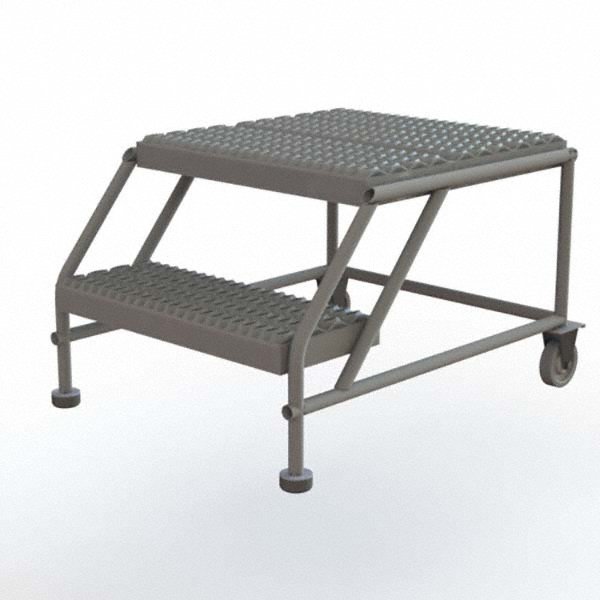 TRI-ARC - 2-Step Steel Work Platform: 800 lb Capacity, 24" Platform ...
