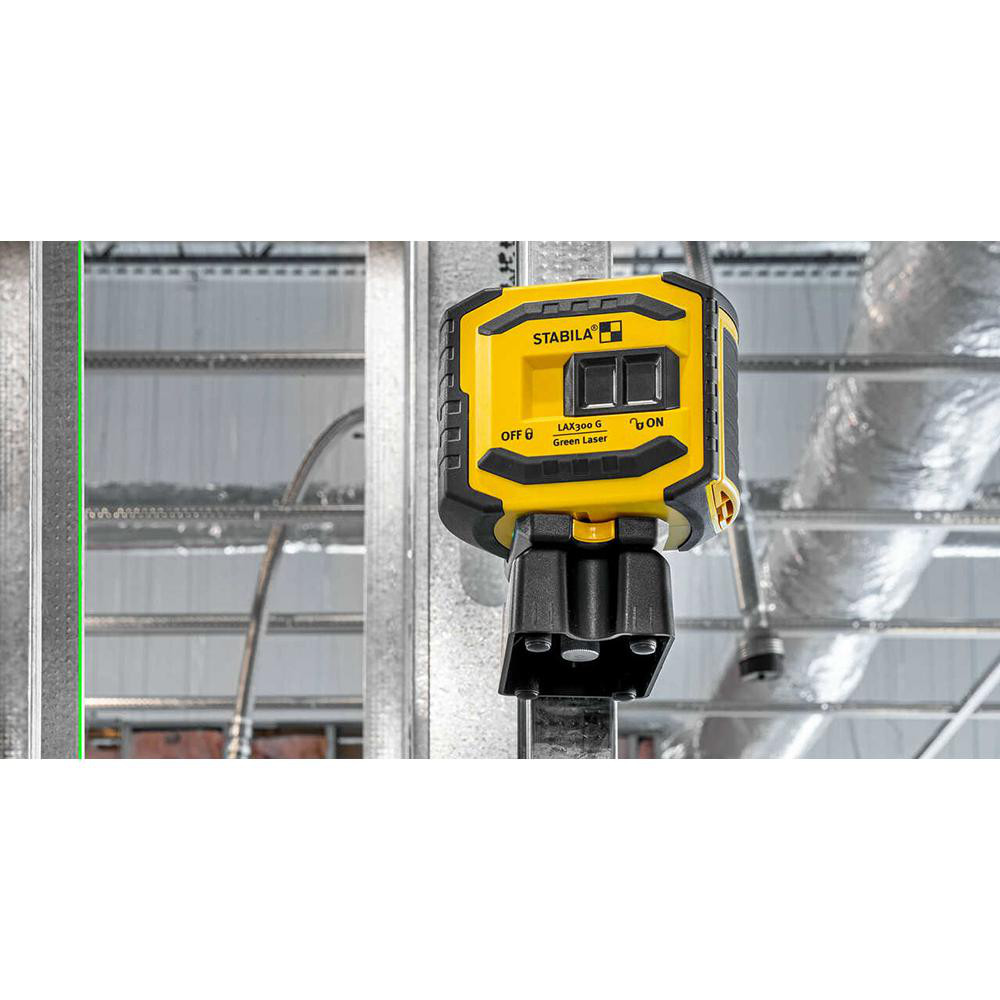 Stabila - Cross Line & Plumb Points Level: 4 Beams, Class II, Green ...