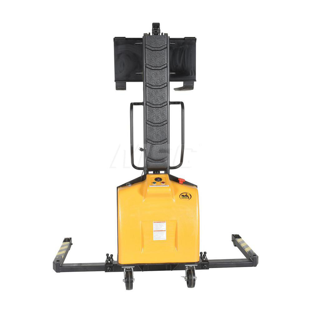 Vestil - 1,500 Lb Capacity, 63" Lift Height, Battery Operated Stacker ...