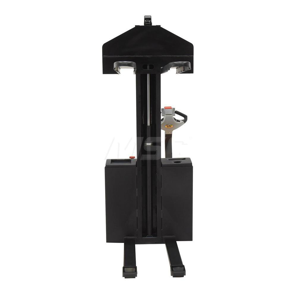 Vestil - 2,200 Lb Capacity, 62" Lift Height, Battery Operated Stacker ...