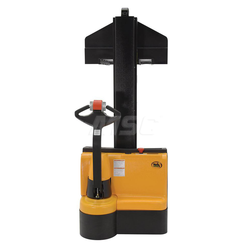 Vestil - 2,200 Lb Capacity, 62" Lift Height, Battery Operated Stacker ...