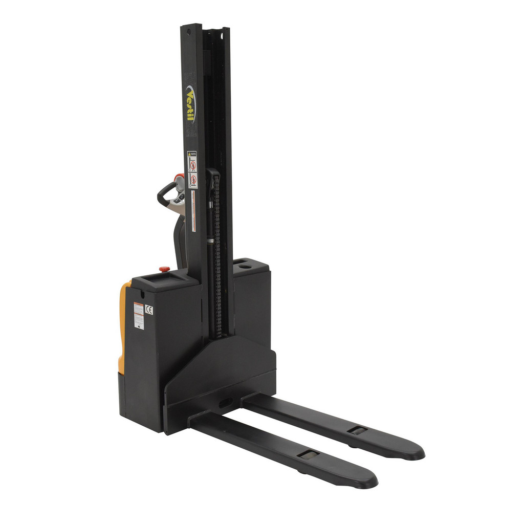 Vestil - 2,200 Lb Capacity, 62" Lift Height, Battery Operated Stacker ...