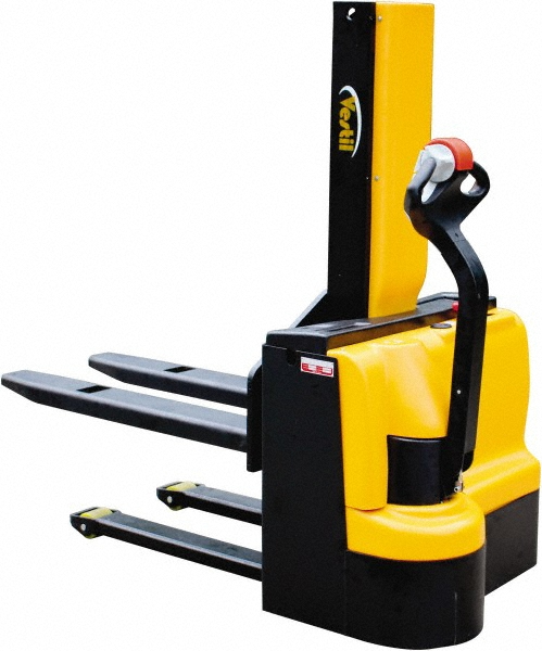 Vestil - 3,000 Lb Capacity, 43" Lift Height, Battery Operated Stacker ...