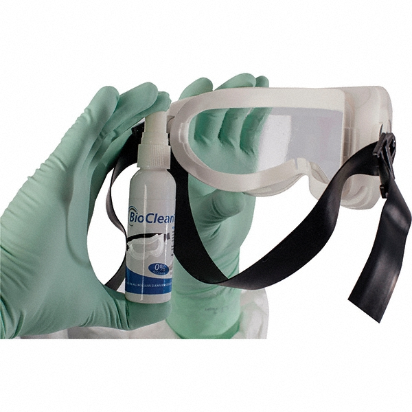 BioClean - Series BASF Anti-Fog Spray for Autoclavable Goggles | MSC Direct