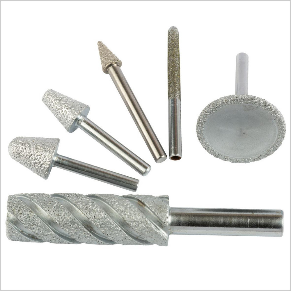 Strauss - Grinding Pins: Head Shape: Ball Nose; Abrasive Material ...