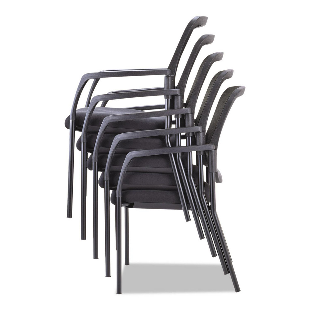 ALERA - Mesh Guest Stacking Chair, Black | MSC Direct