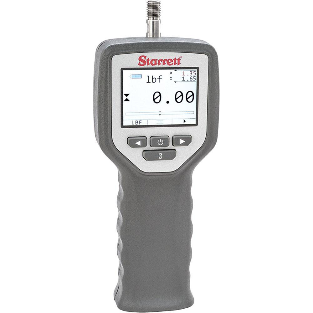 Starrett - Digital Force Gage: 50 lb Capacity, 0.005 lb Resolution ...