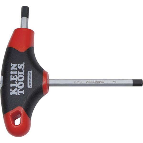 Klein Tools - Hex Key: 1/4" Hex, Hex End, T-Handle | MSC Direct