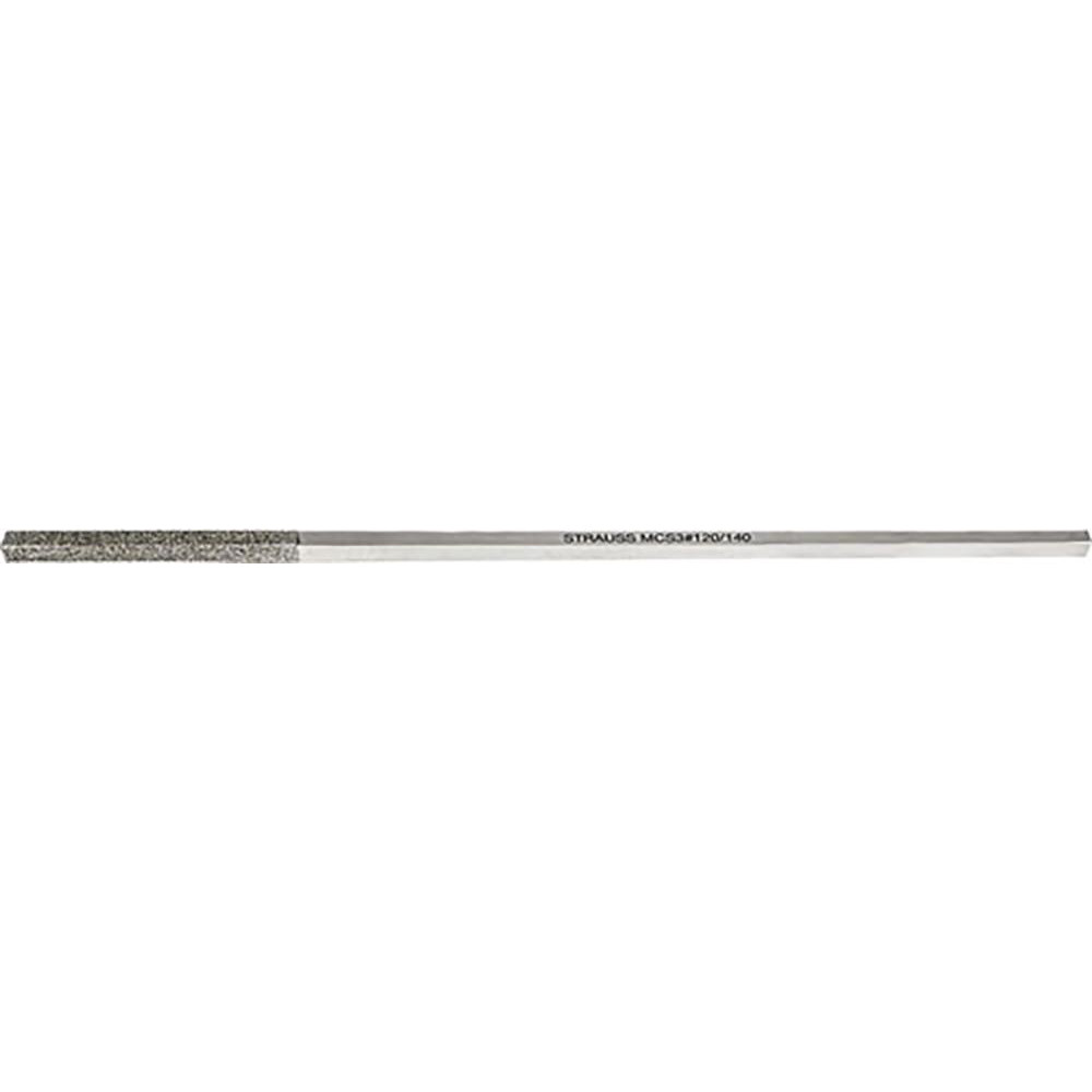 Strauss - Square Standard Diamond File: 6" OAL, Coarse Grade | MSC Direct