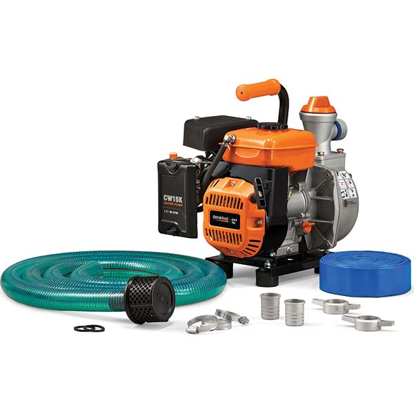 Generac Power - Self-Priming Engine Pumps; Horsepower: 3.0 ; Engine ...