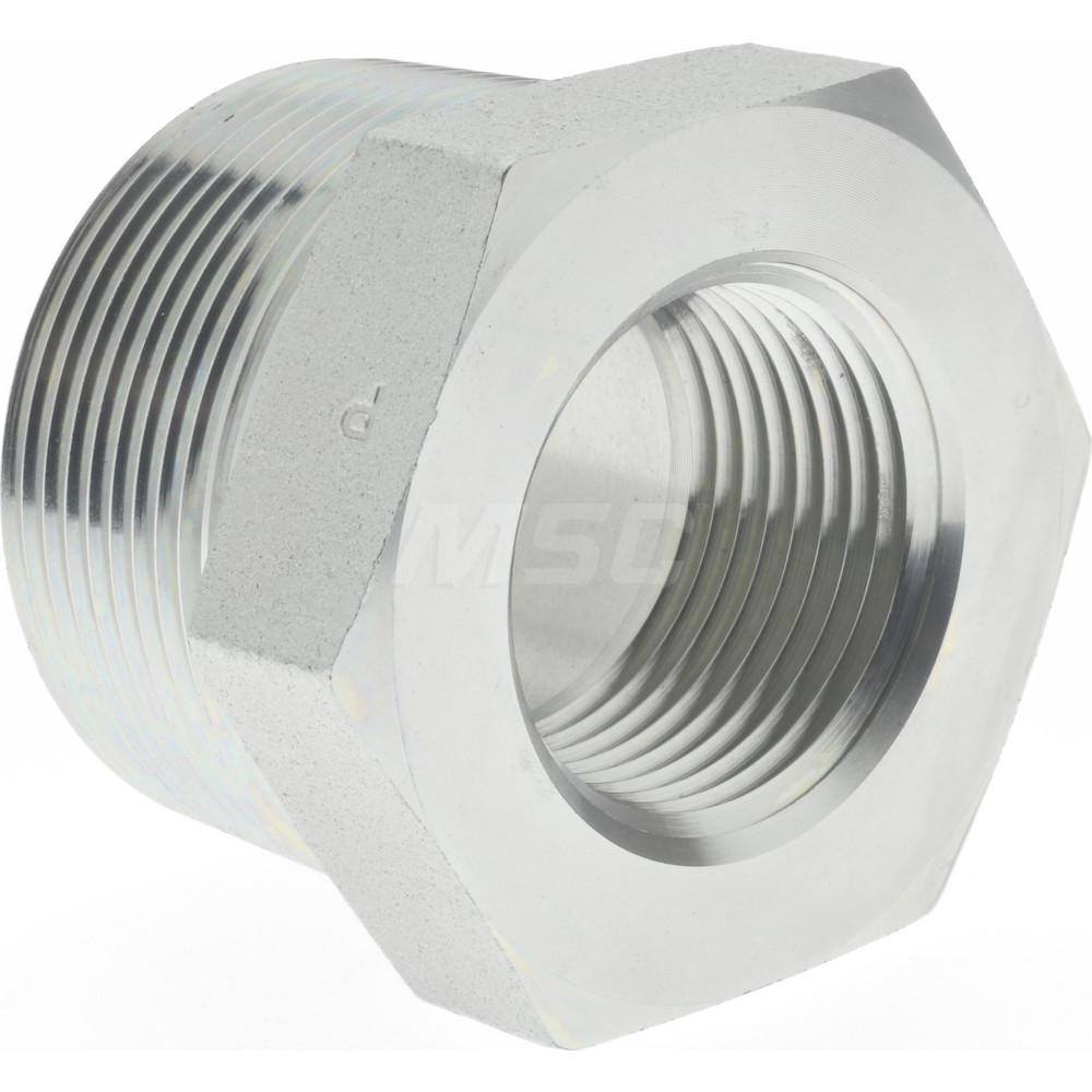 Parker - Industrial Pipe Bushing: 1" Female Thread, 1-1/2" Male Thread ...