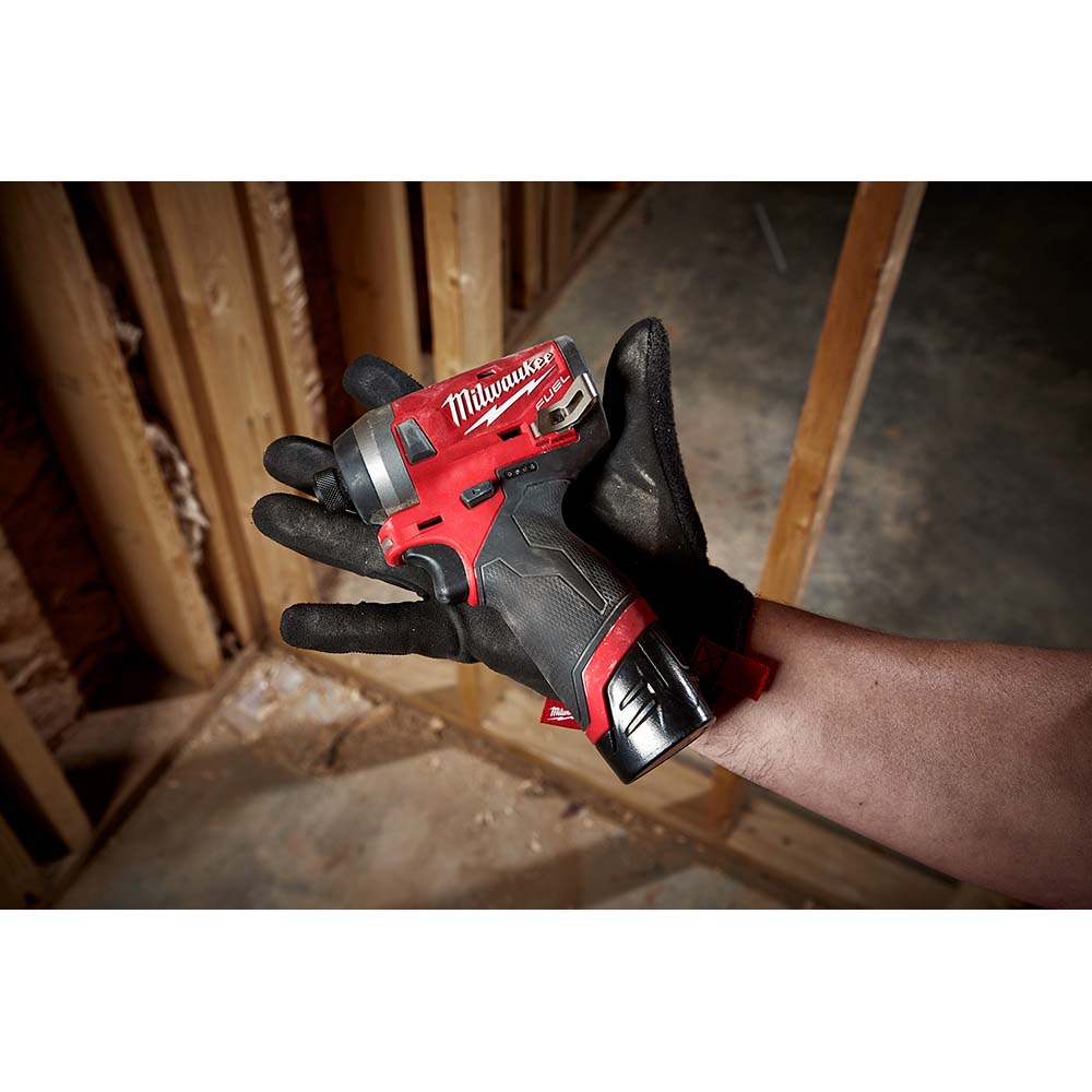 Milwaukee Tool - M12 Cordless Impact Driver: 12V, 1/4" Drive, 3,300 RPM ...