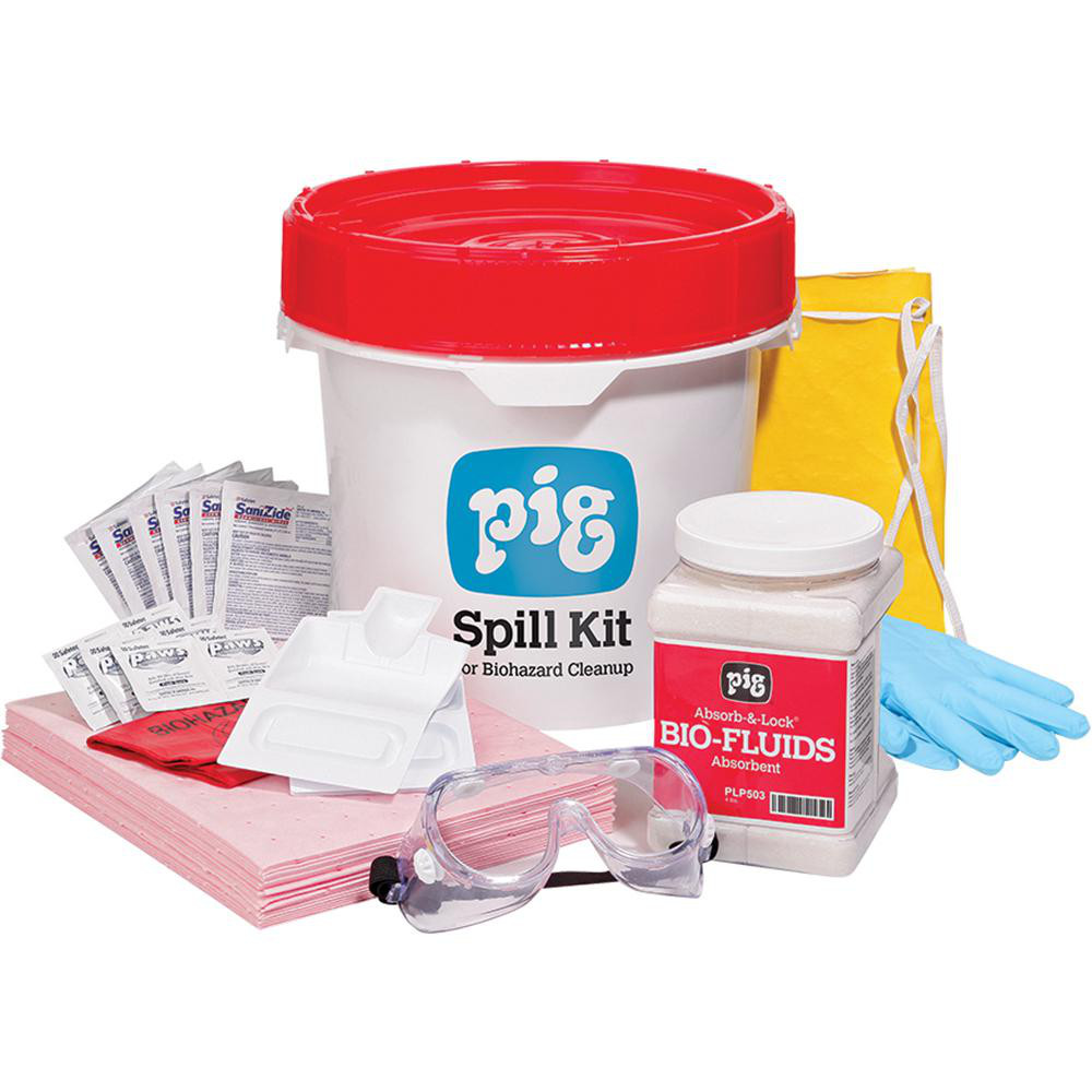New Pig - Spill Kits; Kit Type: Biohazard Spill Kit; Container Type ...